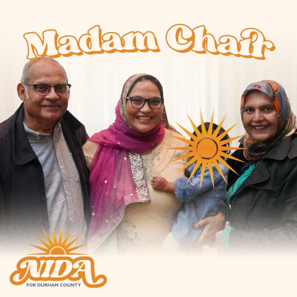 Nida Allam becomes the Chair of Durham County Board of Commissioners ...