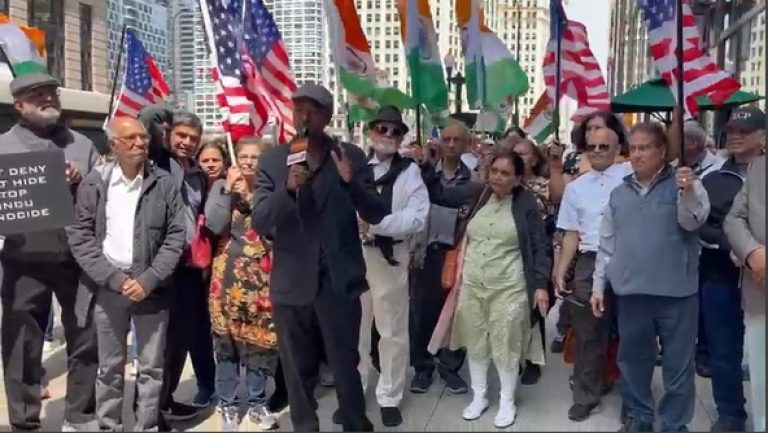 Indian Americans protest outside Pakistan Consulate in Chicago – The ...