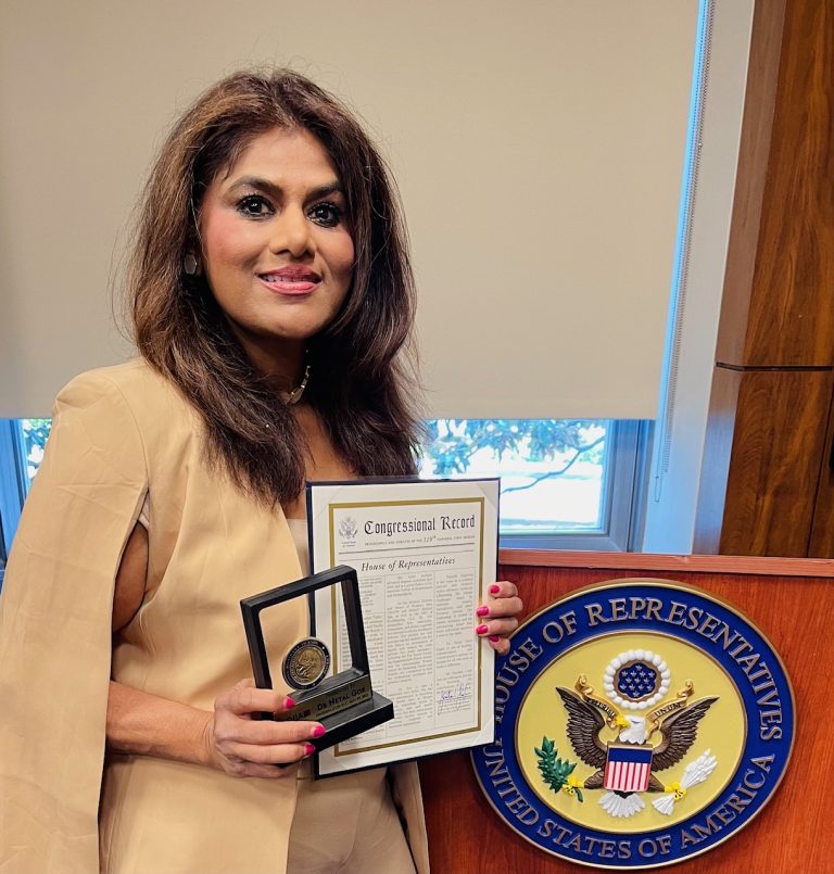 House of Representatives honored Dr. Hetal Gor as part of Asian ...