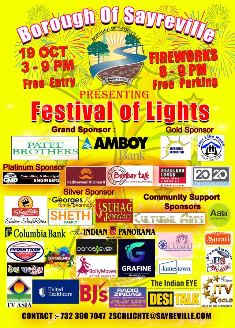 Festival of Lights at J F Kennedy Park, Sayreville, NJ – The Indian EYE